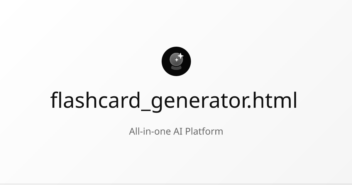 Note to Anki Flashcard Generator | Create Flashcards from Notes
